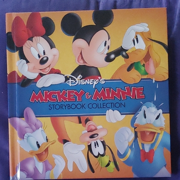 Disney | Other | Disneys Mickey Minnie Storybook Collection Red Yellow ...